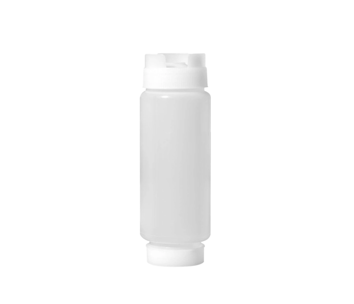 Omcan 12 oz. Dual-Way First In-First Out Squeeze Bottle - Clear ...