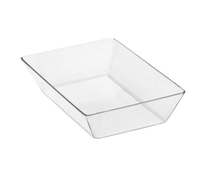 Delfin DFBKL12904TG 12" x 9" x 1.75" Clear Rectangular Basket Liner ...
