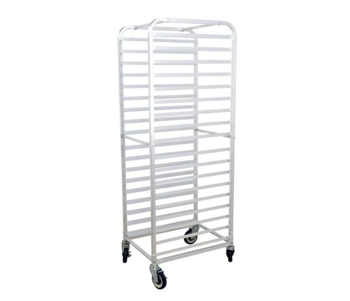 Aluminium Pan Rack with Curved Top - 18 Slides | Pan Racks | Zanduco CA
