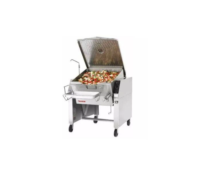 Market Forge 30P-STEL Tilting Skillet, 30 gal. Capacity, Open Leg Frame ...
