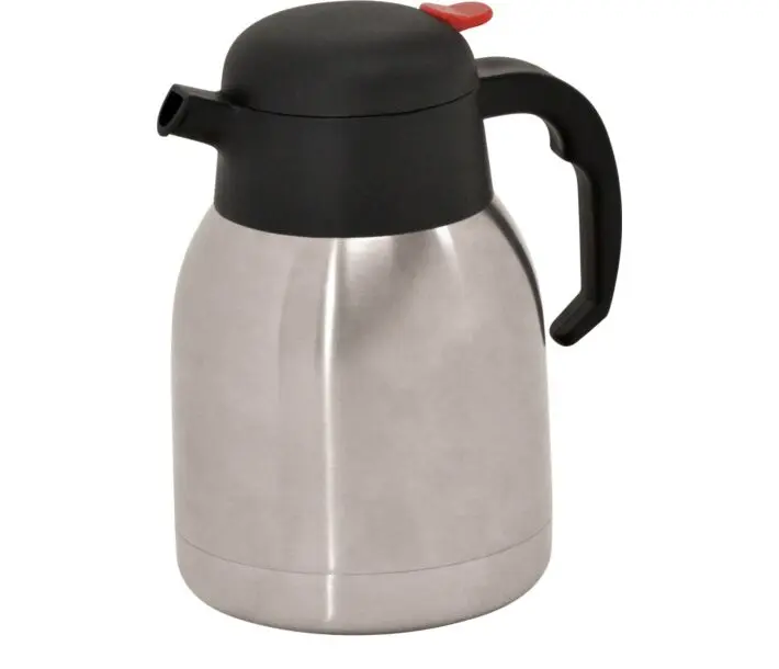 Double-Wall Insulated Stainless Steel Thermal Carafe in 3 Capacities ...
