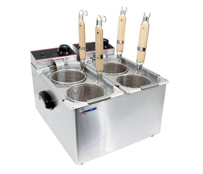 4 Litre x2 Countertop Electric Pasta Cooker - 120V/60Hz/1Ph - 2400 W ...