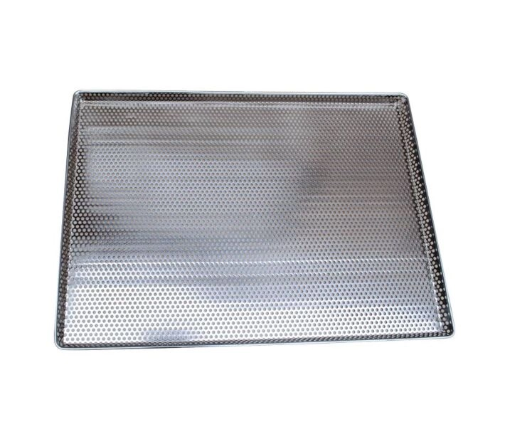 18" x 26" x 1" Perforated Stainless Steel Tray with 0.8 mm Thickness ...