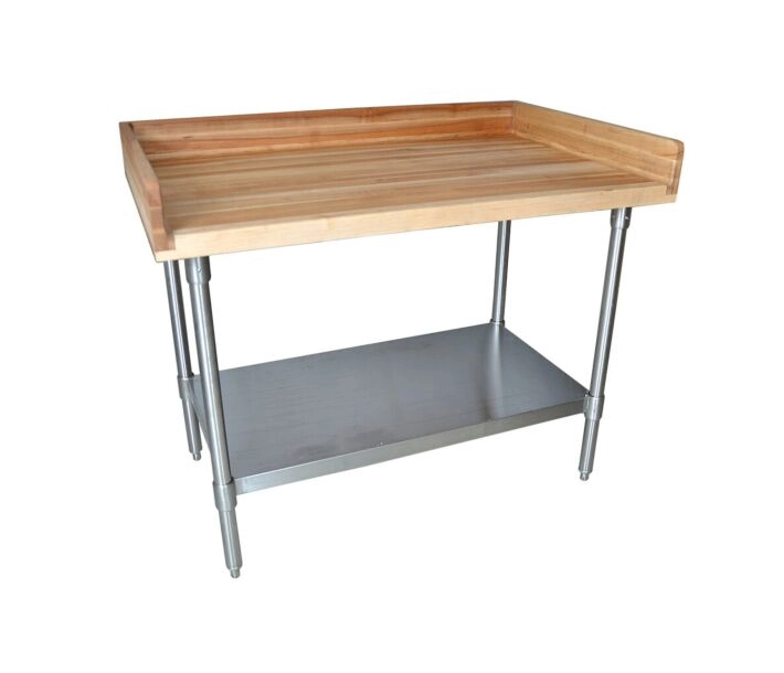 BK Resources MBTS Series 30" Depth Hard Maple Bakers Top Table with ...