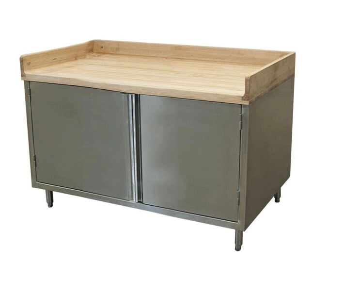 BK Resources CMBT 36" Maple Bakers Top Cabinet Base with Hinged Door ...