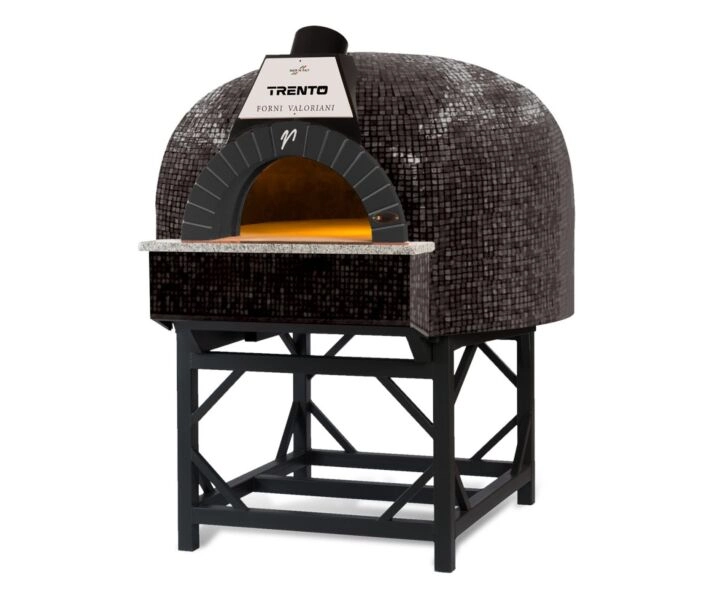 Valoriani Igloo 100 Gas and Wood Fired Pizza Oven, Black Mosaic ...