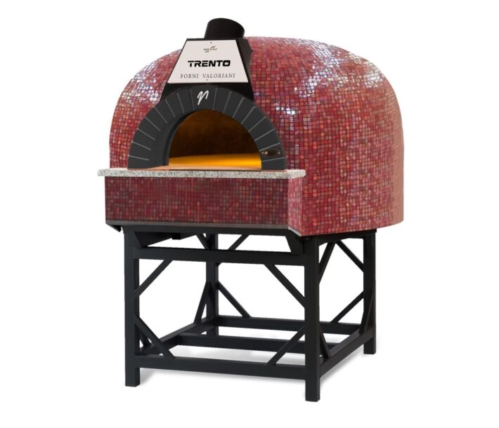 Valoriani Igloo 120 Gas and Wood Fired Pizza Oven, Red Mosaic - 100,000 ...
