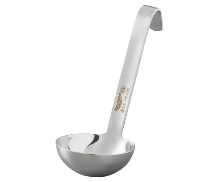 Vollrath 4970410 Jacob's Pride 4 oz. One-Piece Stainless Steel Ladle ...