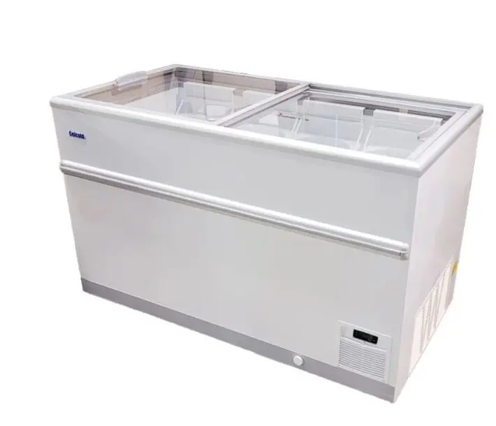 Celcold CF52ESG-LED - 52.9" Ice Cream / Gelato Display Freezer Cabinet ...