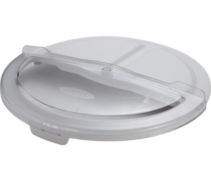 Omcan Polycarbonate + Polypropylene Rotating Lid with Clear Scoop for ...