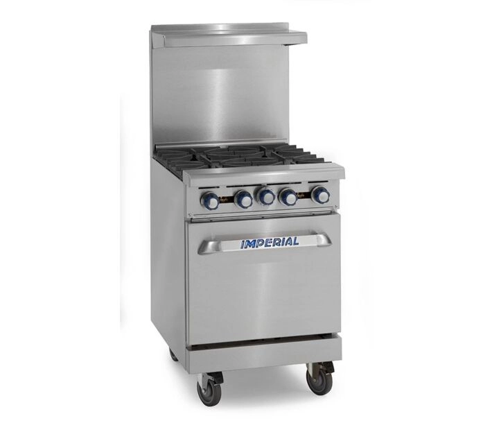 IR-4 4 Open Burners - (1) 20" Wide Oven | Zanduco US