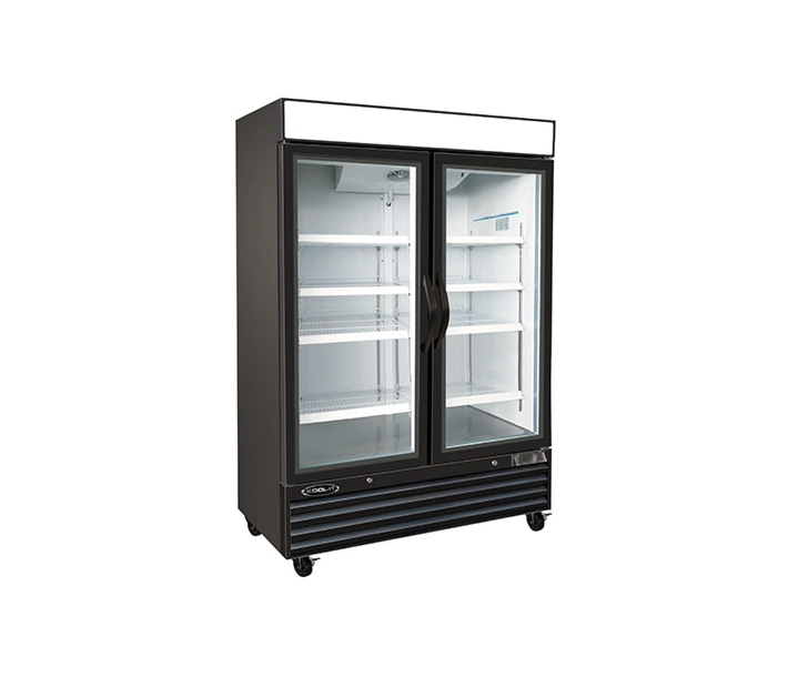 Kool-It KGF-48 54" Double Glass Door Merchandiser Freezer | Zanduco CA