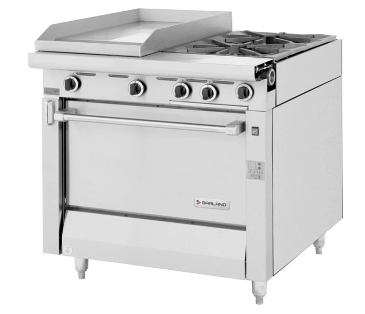 Garland M42-6R Master Series Heavy Duty Gas Range with Oven - Natural ...