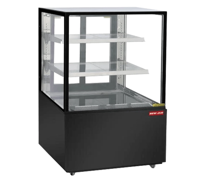 New Air NDC-36-SG 35.5" Square Glass Floor Refrigerated Display Case ...