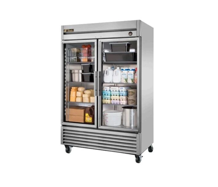 True T-49G-HC~FGD01 54" Glass 2-Door Reach-In Refrigerator | Zanduco US