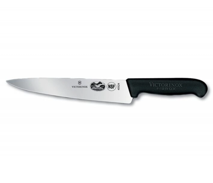 Victorinox Straight Edge Chef Knife with Fibrox Handle | Zanduco US