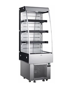 open freezer display