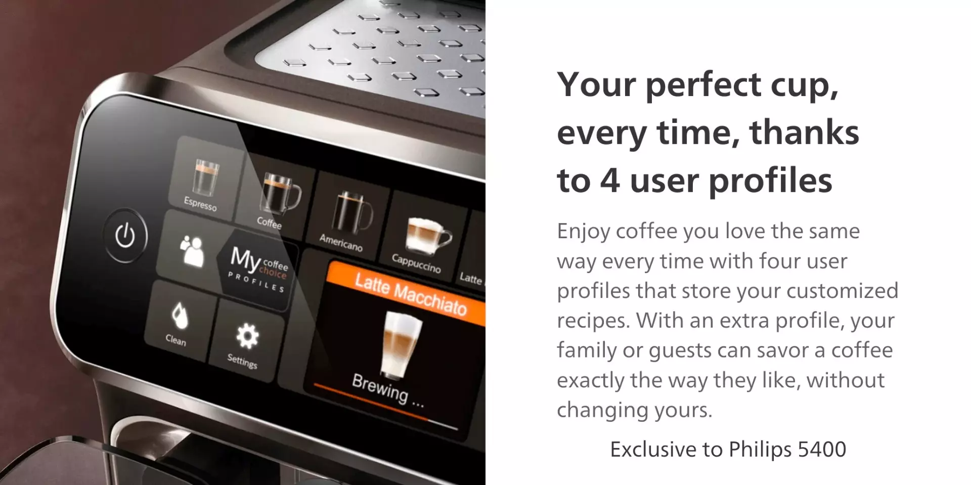 Philips Saeco EP5447/94 5400 Series Fully Automatic Espresso Machine ...