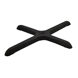 24" x 30" Metal Cross Shaped Black Table Base | Table Tops & Table ...