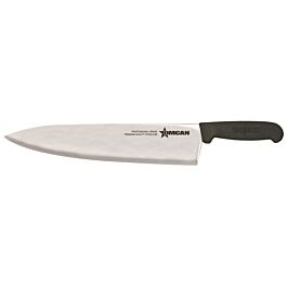 Omcan 12" Medium Cook Knife - Black Handle | Zanduco US