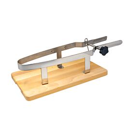 Prosciutto Holder with Wooden Base 19192 | Zanduco US