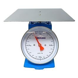 Omcan Dial Spring Scale with Stainless Steel Platform - 1 kg Capacity ...