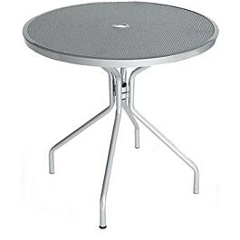 Cambi, 32" Round Top Table with umbrella hole | Zanduco US