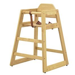 Commercial Wooden High Chair with Natural Finish | High Chairs ...