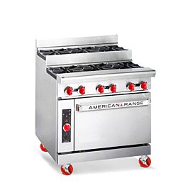 American Range AR-10-SU 60" Heavy Duty Range with 10 Step Up Burners ...