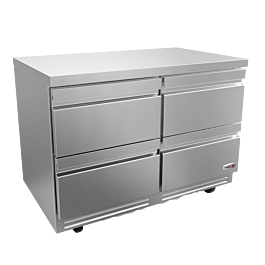 Fagor FUR-48-D4-N 48" Undercounter Refrigerator with Four Drawers 16.7 ...