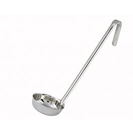 Winco 6oz Flat Bottom One Piece Ladle | Zanduco US