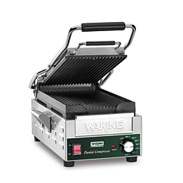 Waring WPG200 Panini Compresso™ - Slimline Ribbed Panini Grill, 120V ...