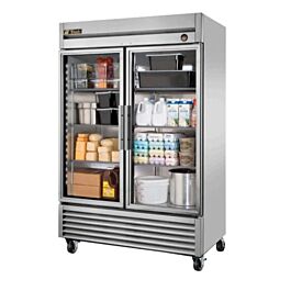 True T-49G-HC~FGD01 54" Glass 2-Door Reach-In Refrigerator | Zanduco US