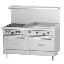 Garland U Series 60" Gas Restaurant Range with 36" Griddle, 4 Burners ...