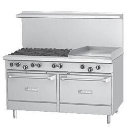 Garland U Series 60" Gas Restaurant Range with 24" Griddle, 6 Burners ...