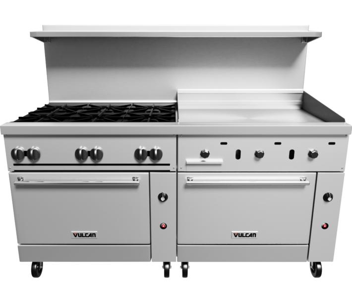 Vulcan 72SS-6B36GTP Endurance Series 72" Range with 2 Standard Ovens 6 ...